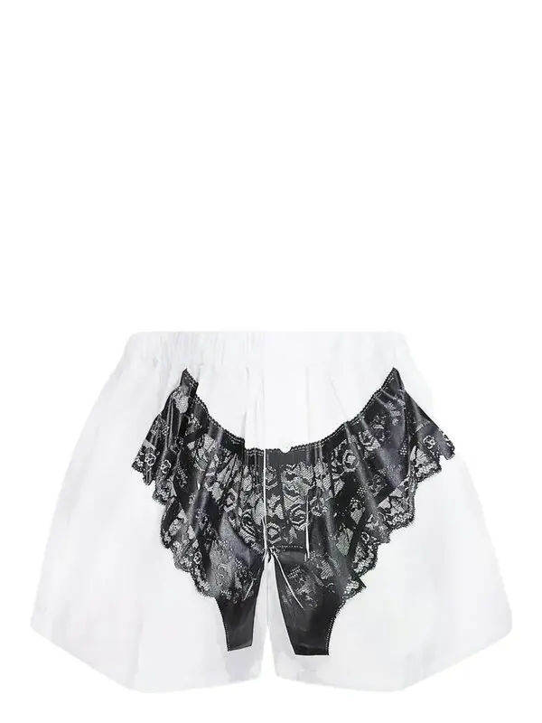Vaquera Trompe L'oeil Boxer Shorts - White