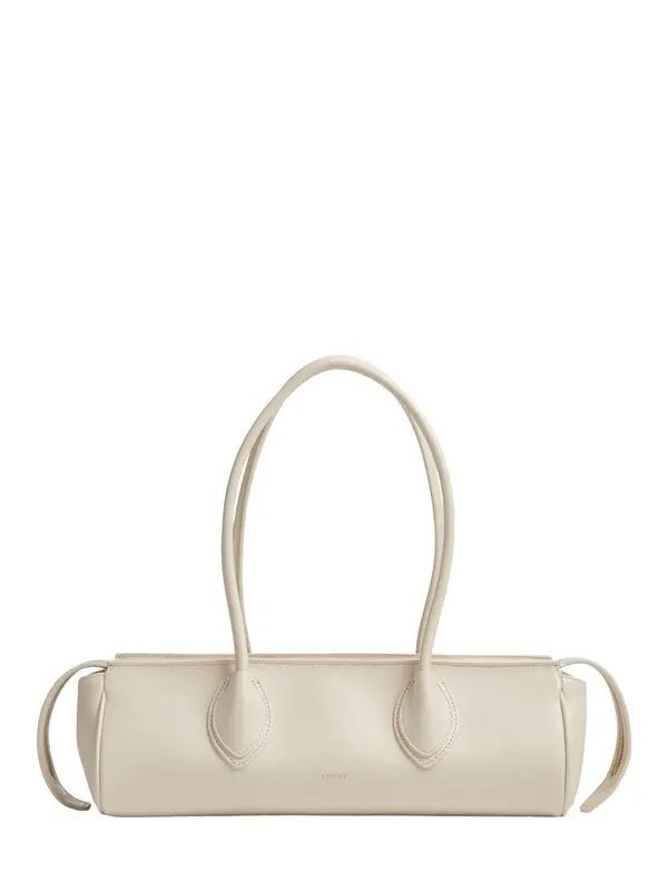 Khaite Leather Shoulder Bag - 103 Cream