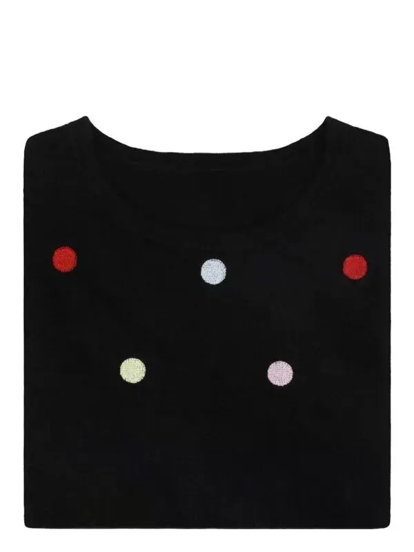 HAI August Polka-dot Vest - Black