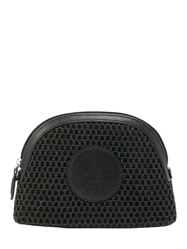 Karl Lagerfeld K/circle Mesh Vanity Case - Black