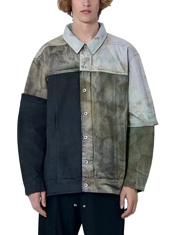 Rick Owens Long-sleeve Buttoned Overshirt - Black