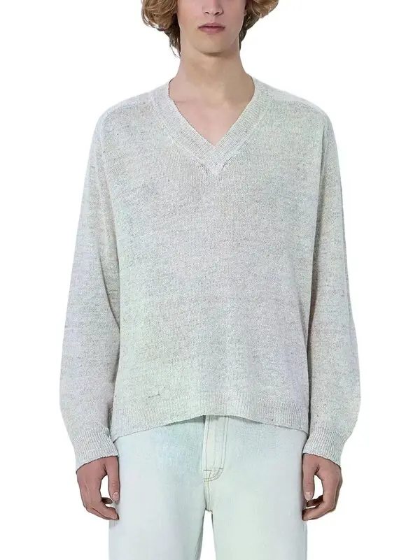 Our Legacy Rue V-neck Long-sleeve Sweater - Neutrals