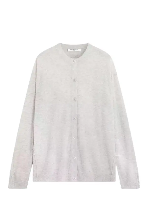 Maison Kitsuné Sheer Button-up Cardigan - Grey