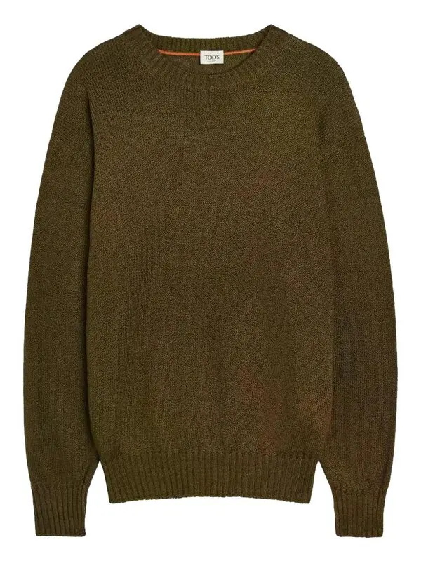 TOD'S Cotton Sweater - Green