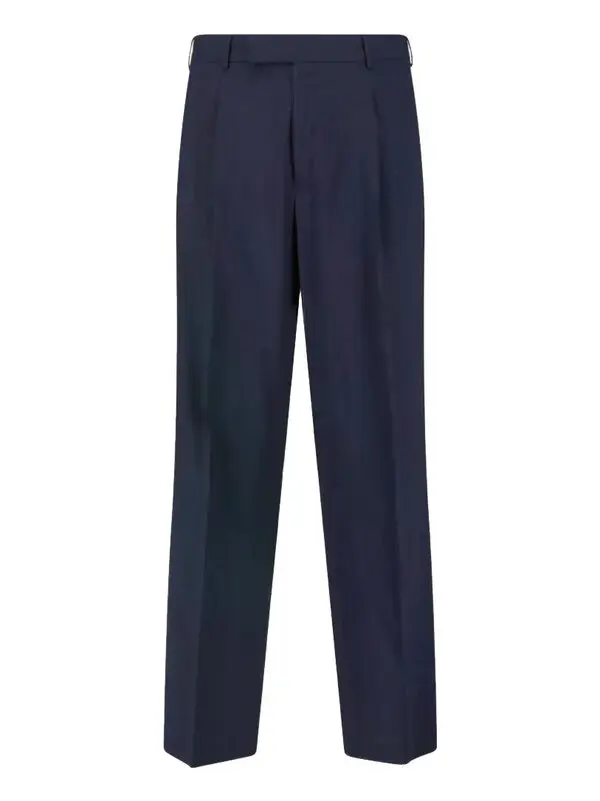 PT TORINO Pleated Trousers - Blue