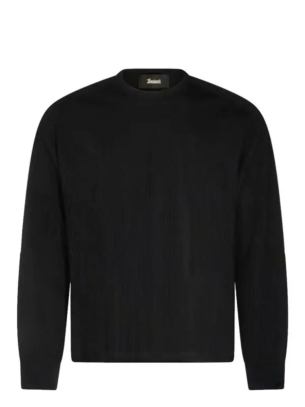Herno Ribbed-knit Pullover - Black