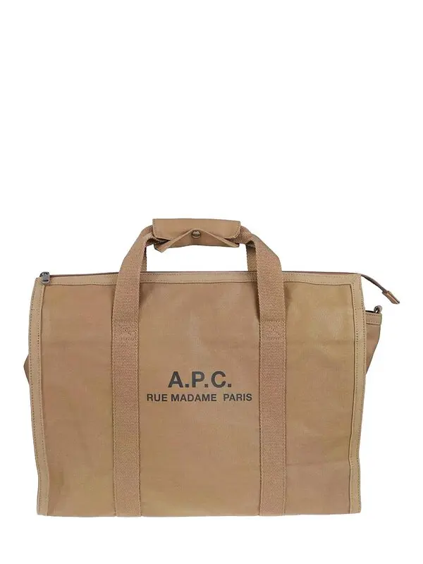 A.p.c. Recuparation Logo-print Holdall - Neutrals