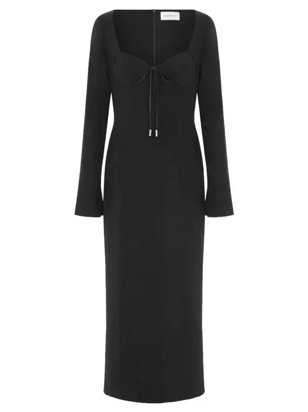 16Arlington Odette Midi Dress - Black