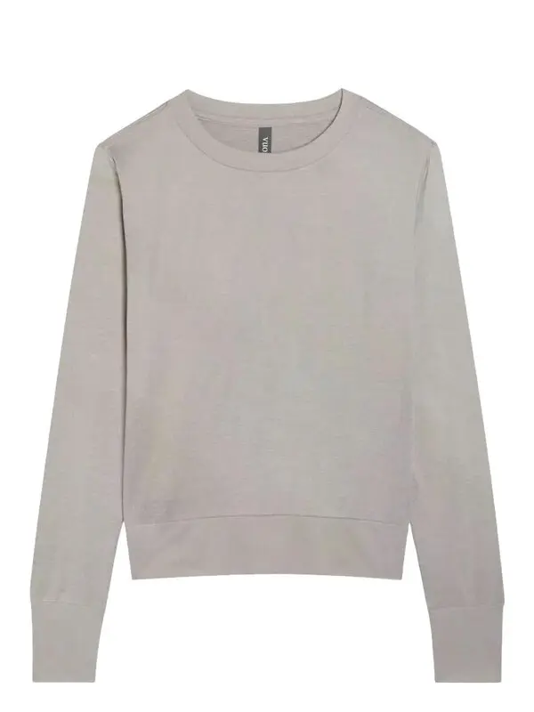 Vuori Daydream Jersey Crew-neck Sweater - Grey