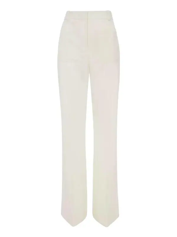 Victoria Beckham Alina Trousers - White