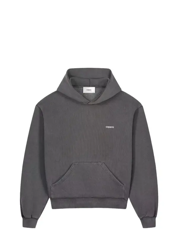 Coperni Logo-print Hoodie - Grey
