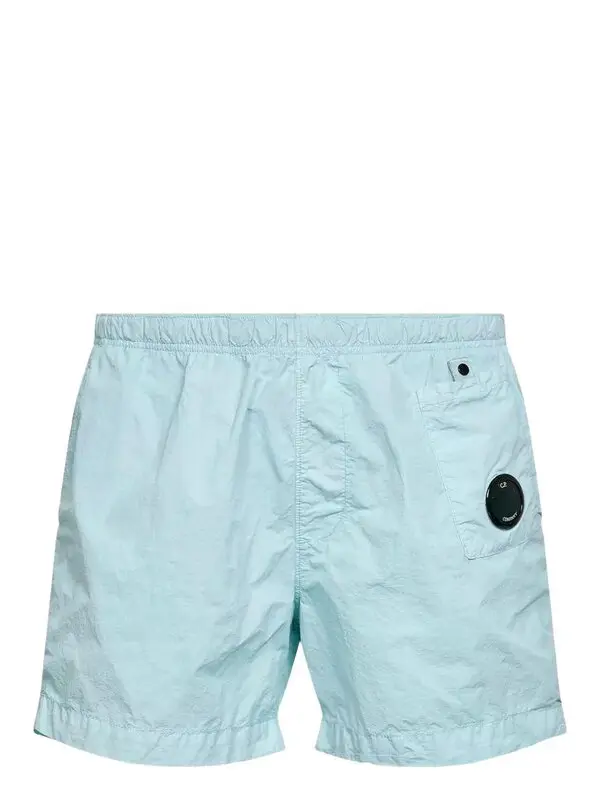 C.P. COMPANY Lens-detail Swim Shorts - Blue