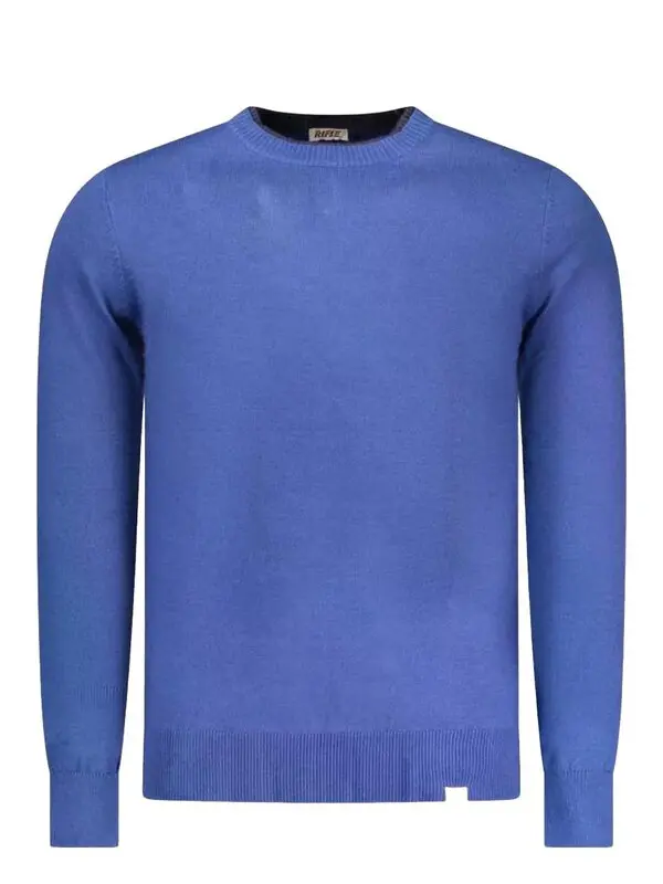 RIFLE Fine-knit Jumper - Blue