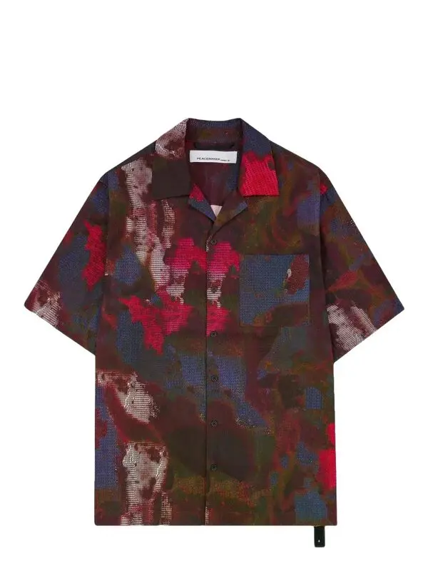 PEACEMAKER OAMC Logo-print Shirt - Red