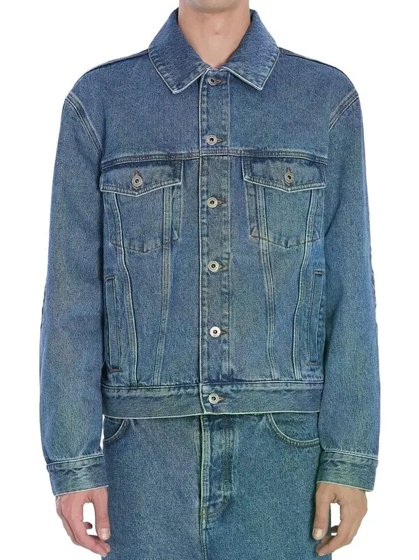 Loewe Anagram Denim Jacket - Blue