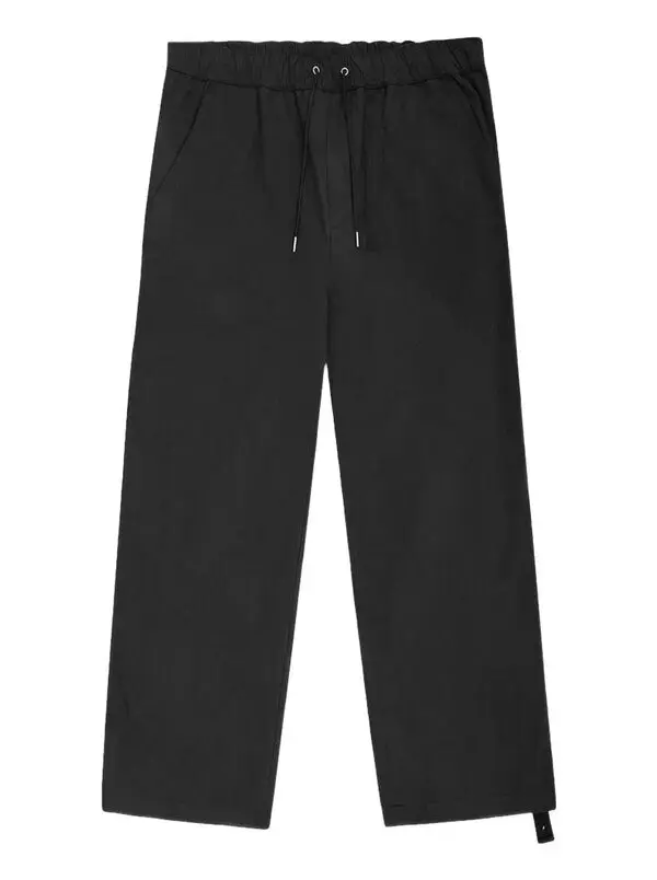 PEACEMAKER OAMC Drawstring Straight-leg Trousers - Black