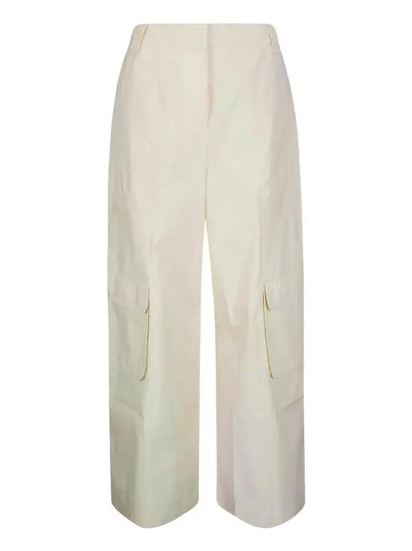 Maison Kitsuné Parachute Wide-leg Cargo Pants - Neutrals