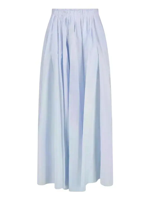 SA SU PHI Frida Pleated Maxi Skirt - Blue