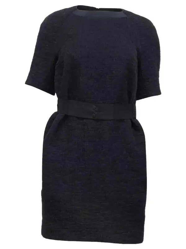 Victoria Beckham Belted Mini Dress - Blue