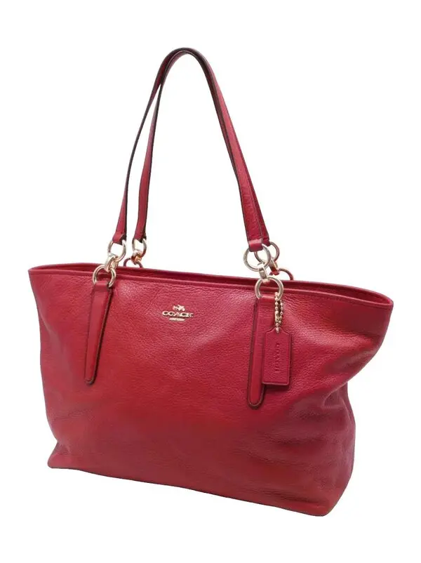COACH Madison East West Tote Bag - Red