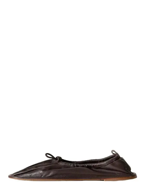 Hereu Puntera Ballet Flats - Brown