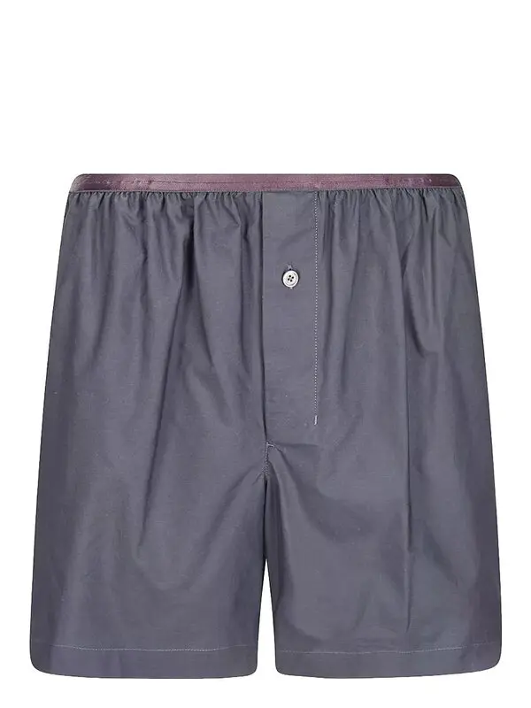 LEMAIRE Elasticated-waist Boxer Shorts - Grey