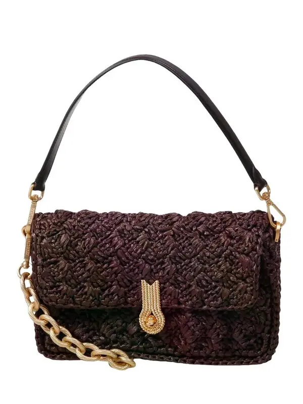 AMATO DANIELE Queen Woven Shoulder Bag - Brown