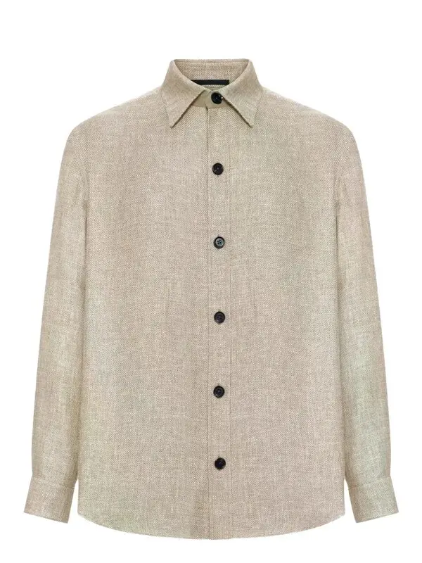 Zegna Long-sleeve Shirt - Neutrals