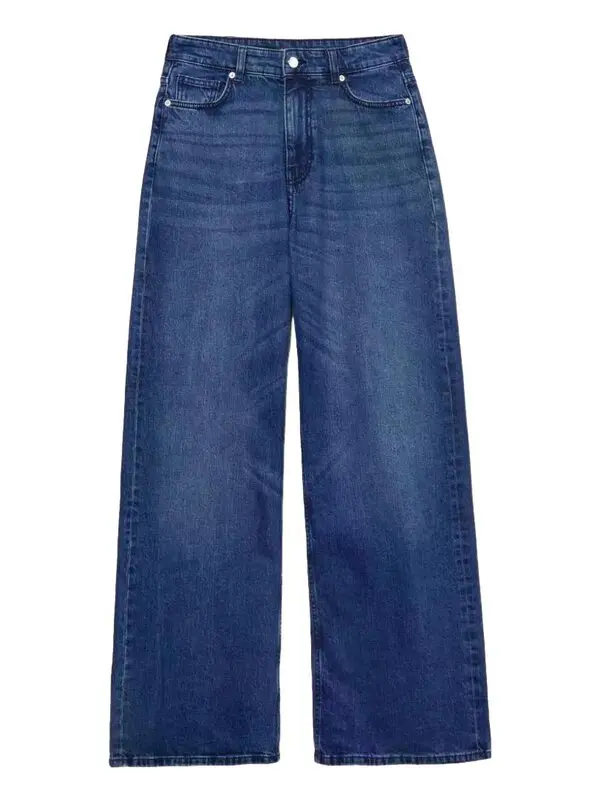 Sisley Wide-leg Jeans - Blue