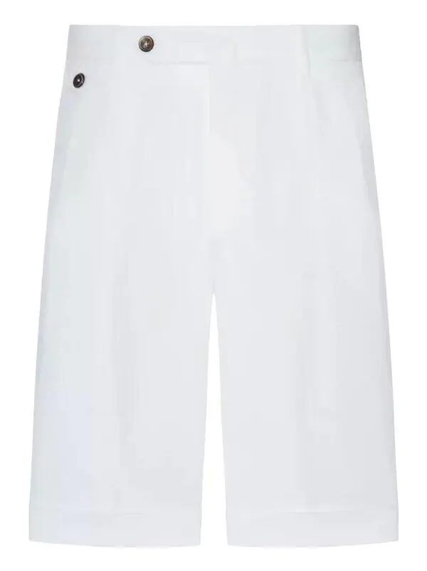 PT TORINO Belt-loops Shorts - White