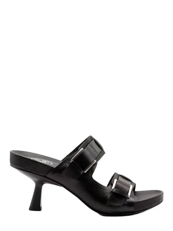 Ash Jakarta Buckled Leather Sandals - Black