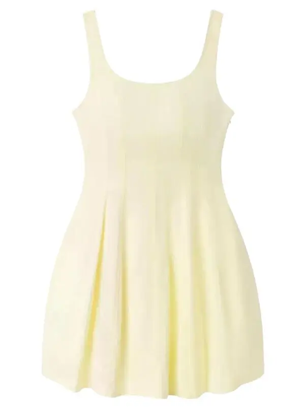 A.L.C. Vea Panelled Mini Dress - Yellow