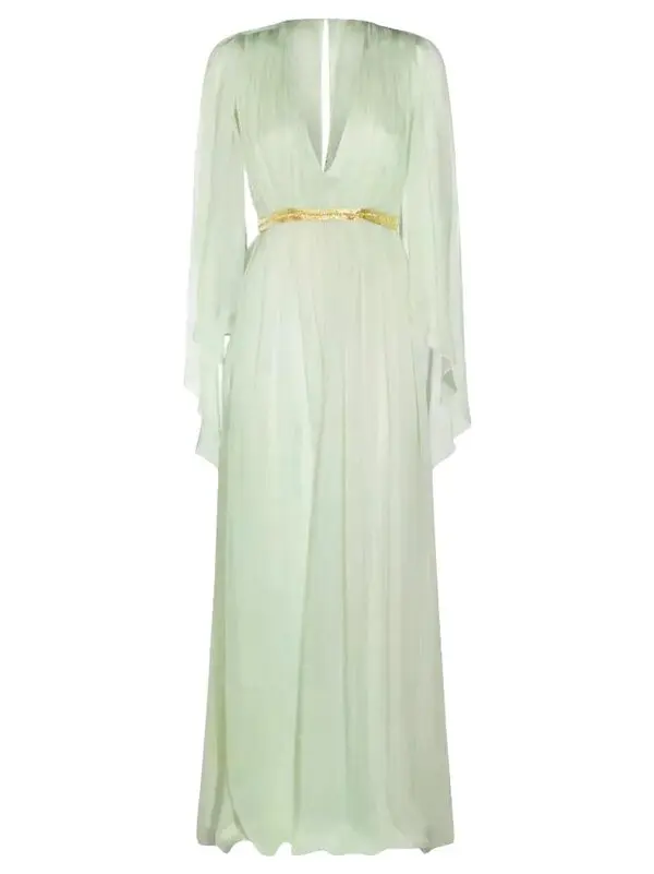 Alberta Ferretti Shoulder-revealing Gown - Green