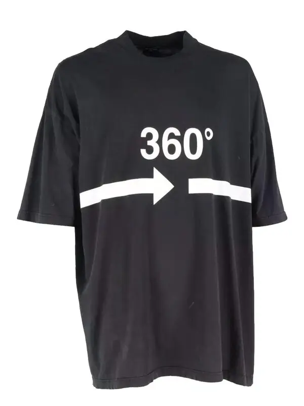 Balenciaga 360 Oversized T-shirt - Black
