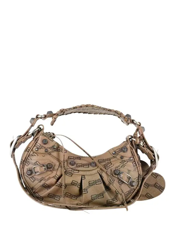 Balenciaga Mini Le Cagole Monogram Tote Bag - Neutrals