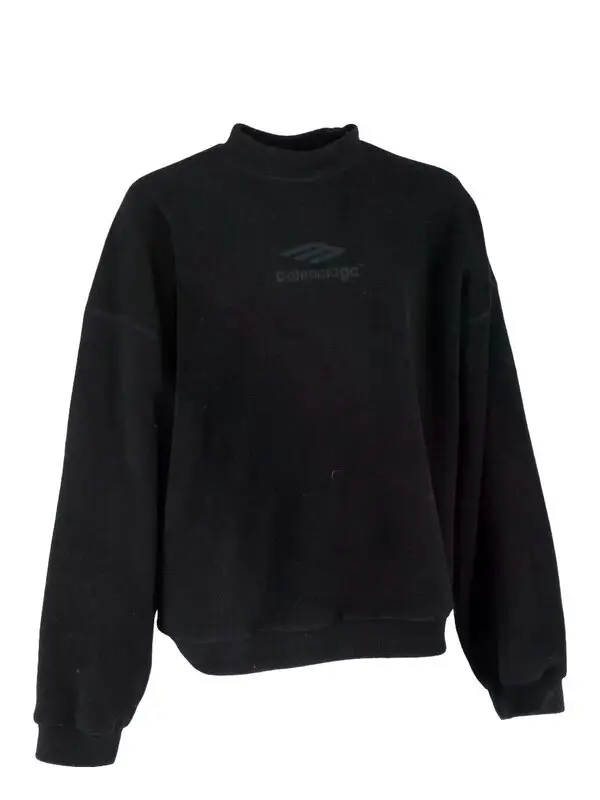 Balenciaga Logo-detail Sweater - Black