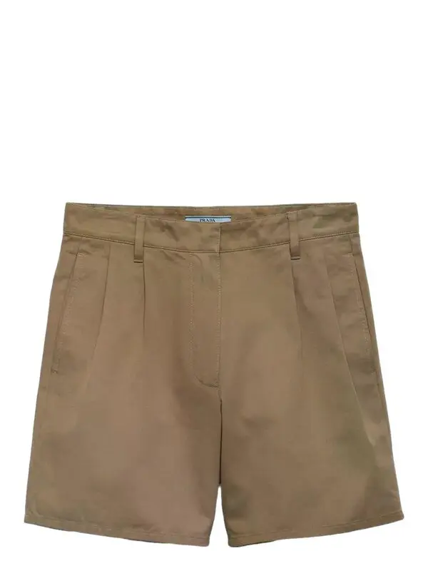 Prada Washed Chino Bermudas - Neutrals