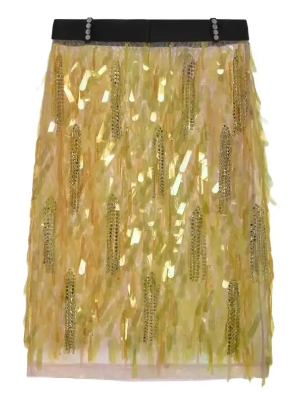 16Arlington Emilia Midi Skirt - Yellow