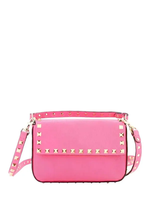 Valentino Garavani Rockstud Leather Mini Crossbody Bag - Pink