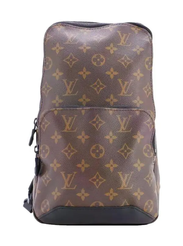 LOUIS VUITTON Avenue Sling Bag Macassar Monogram Canvas - Brown
