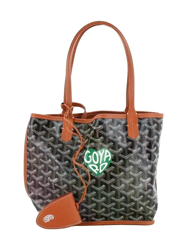 Goyard Anjou Reversible Printed Mini Tote Bag - Brown