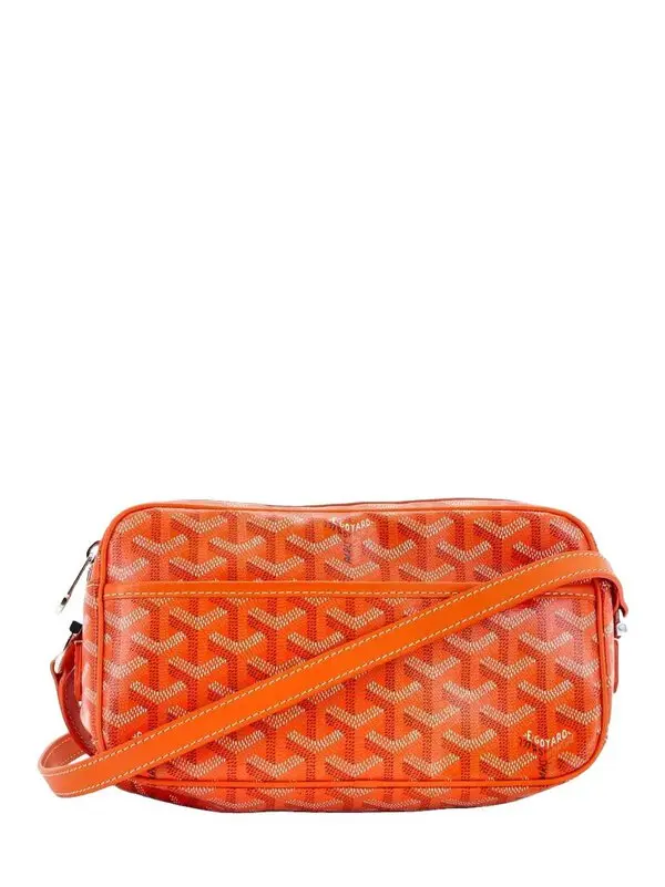 Goyard Cap Vert Coated Canvas Crossbody Bag - Orange