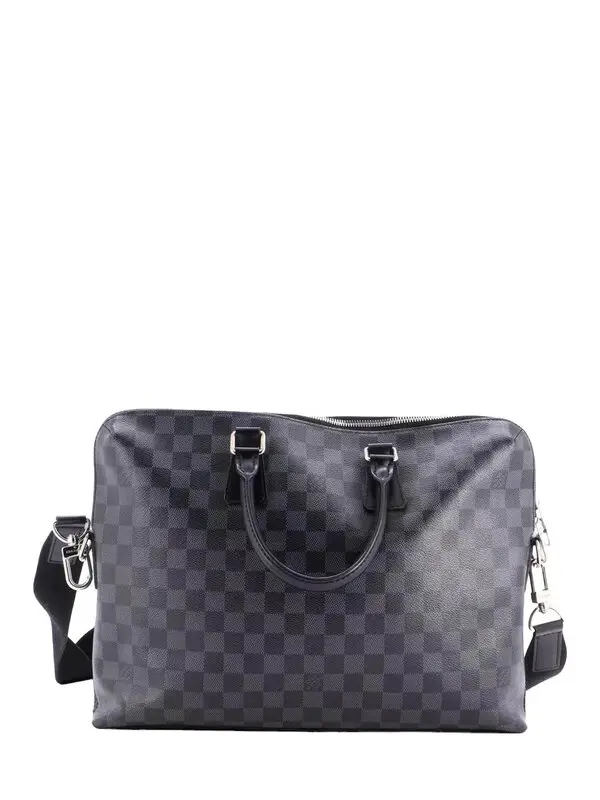 LOUIS VUITTON Porte-documents Jour Bag Damier Graphite - Black