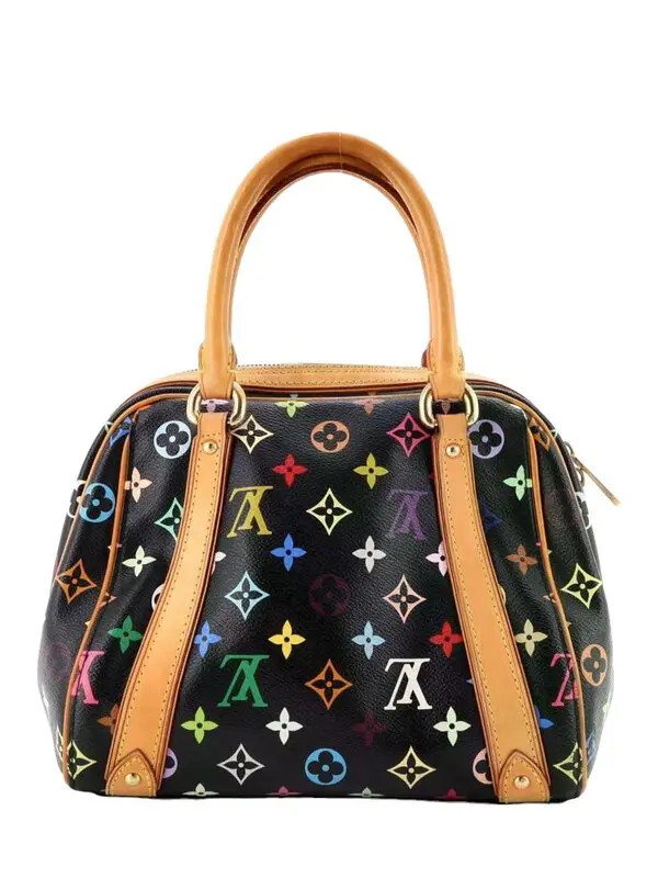 LOUIS VUITTON Priscilla Handbag Monogram Multicolor Satchel - Black