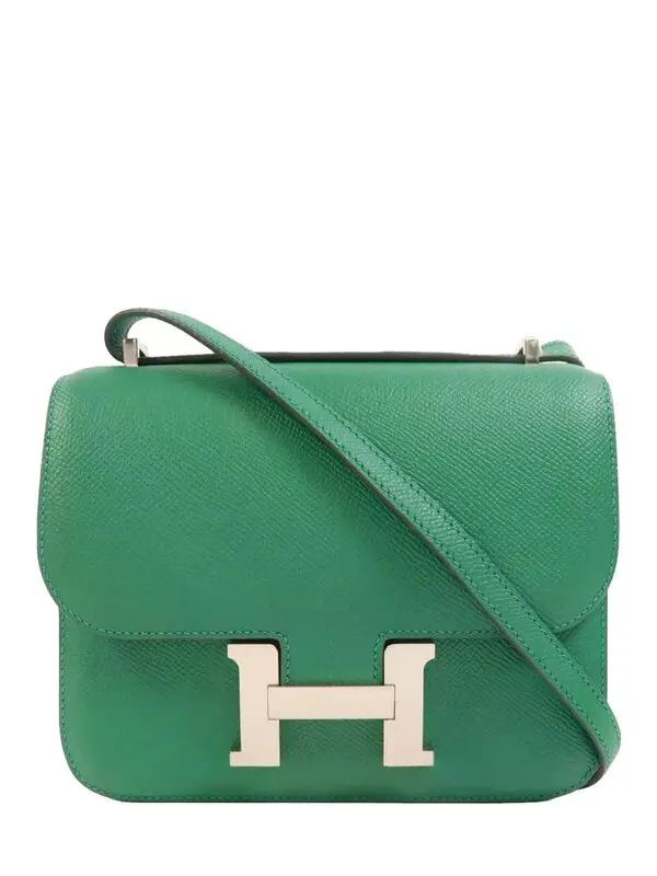 Hermès Mini Constance Messenger Bag - Green