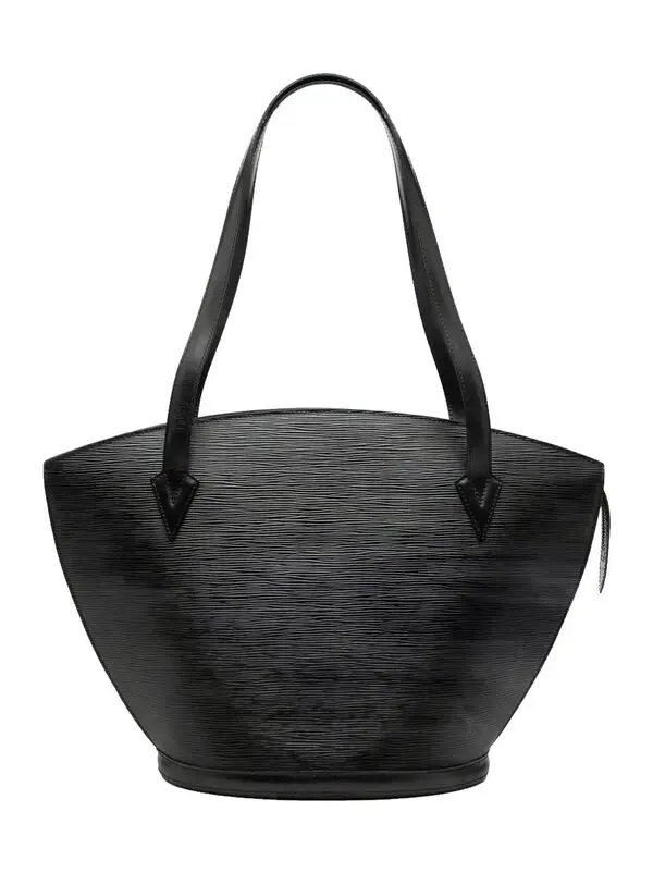 LOUIS VUITTON 1995 Epi Saint Jacques Gm Long Strap Tote Bag - Black