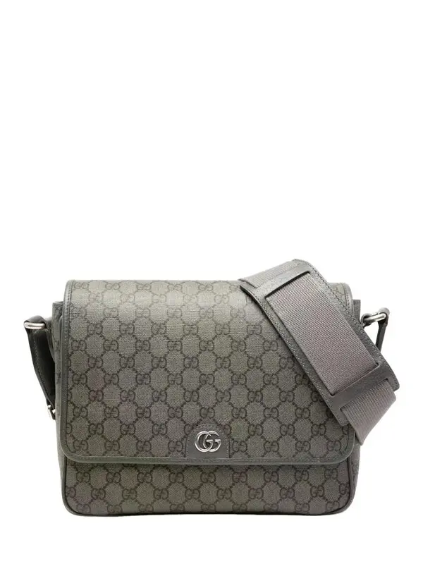 Gucci Gg Supreme Ophidia Messenger Bag - Grey
