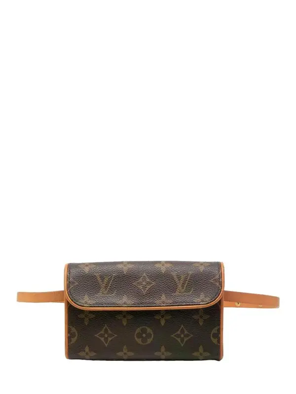 LOUIS VUITTON 2003 Monogram Pochette Florentine Belt Bag - Brown