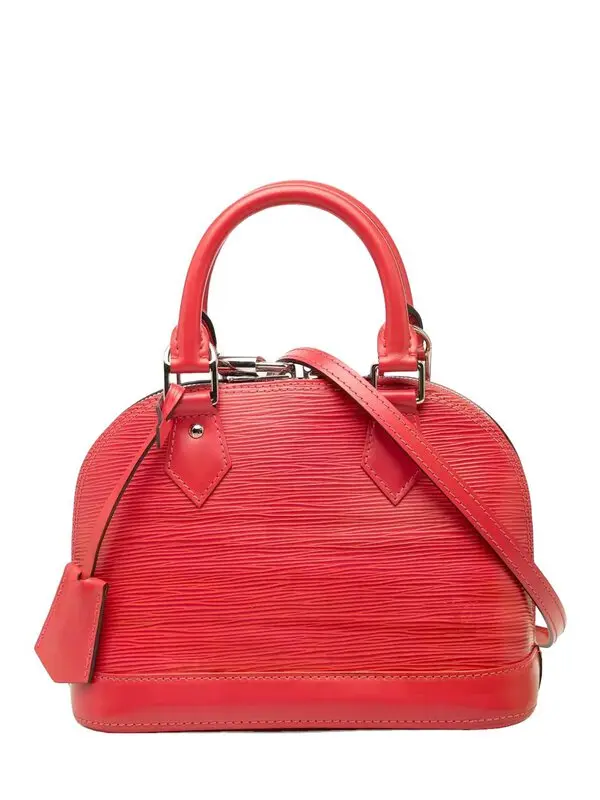 LOUIS VUITTON 2015 Epi Alma Bb Satchel - Pink