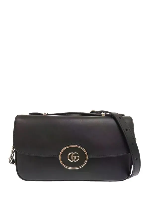 Gucci 2016-2026 Mini Leather Petite Gg Satchel - Black